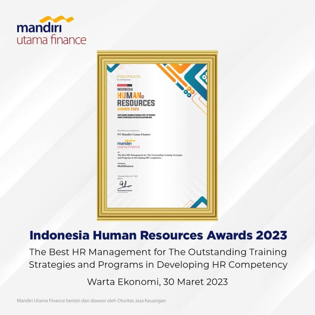 Mandiri Utama Finance Raih Penghargaan: Indonesia Human Resource Awards ...