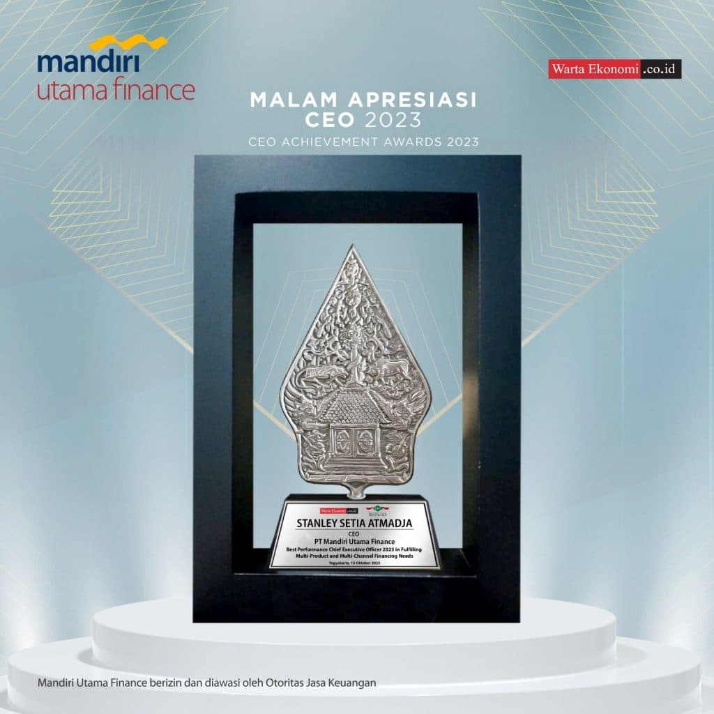 Mandiri Utama Finance Raih Penghargaan: CEO Achievement Awards 2023 | Mandiri Utama Finance
